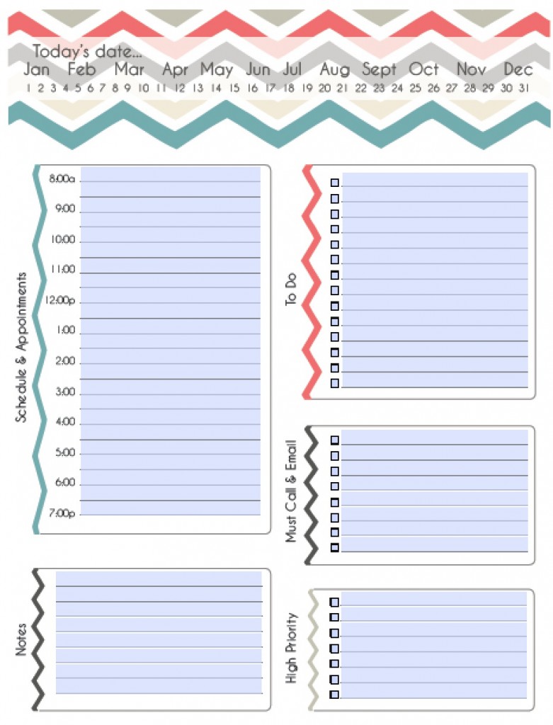 chevron-daily-planner-template - wikiDownload wikiDownload