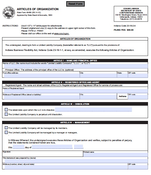 Indiana domestic llc articles of organization WikiDownload WikiDownload indiana-domestic-llc-articles-of-organization-wikidownload-wikidownload