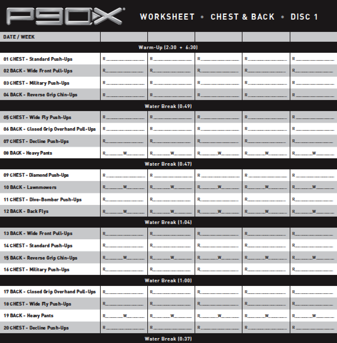 p90x-workout-schedule - wikiDownload wikiDownload