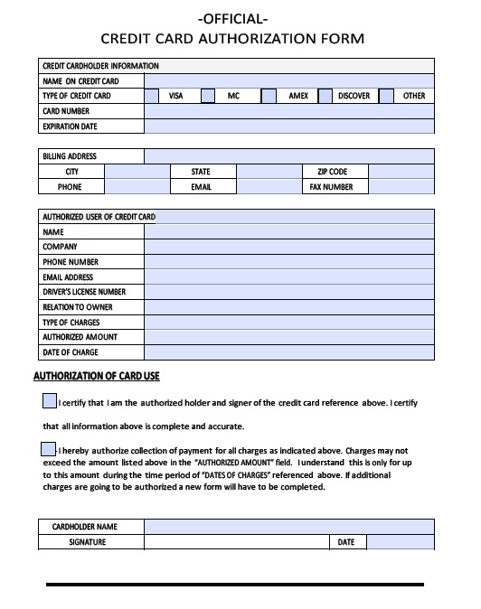 sample-credit-card-authorization-form - wikiDownload wikiDownload