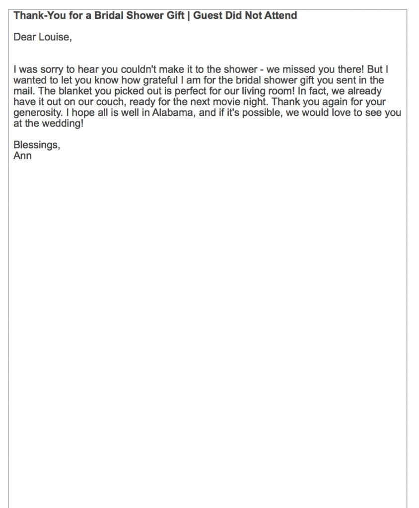 sample-thank-you-note-guest-did-not-attend - wikiDownload wikiDownload