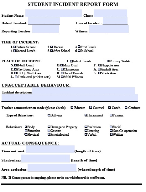school-incident-report-template - wikiDownload wikiDownload school-incident-report-template - wikiDownload wikiDownload